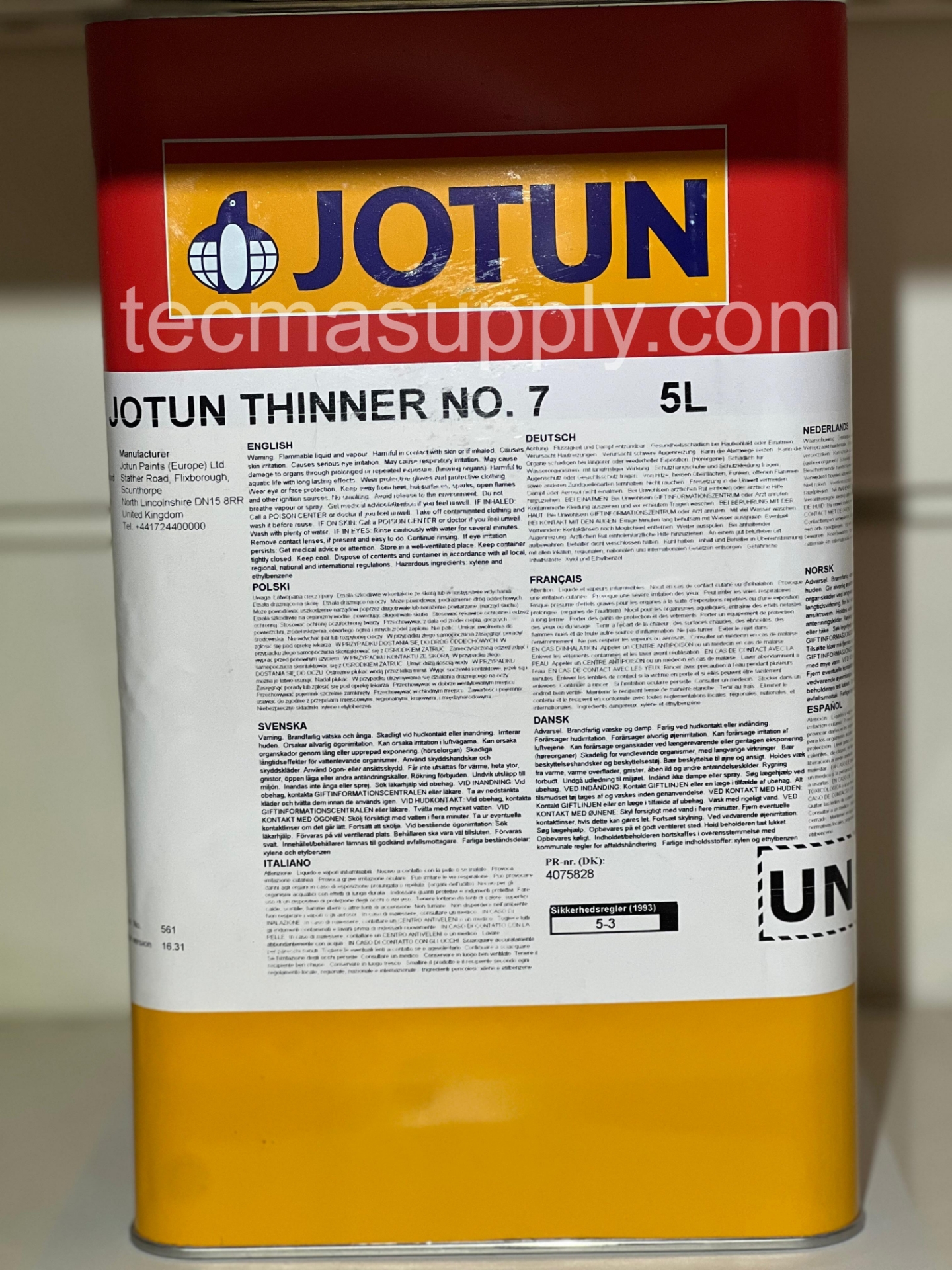 JOTUN THINNER Nº 7 ※ Mejor Precio Online ※ 17,54 € IVA incl.